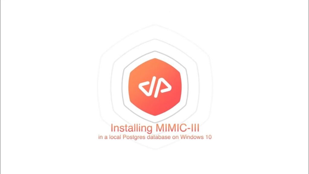Installing MIMIC III in a local Postgres database on Windows 10 ...
